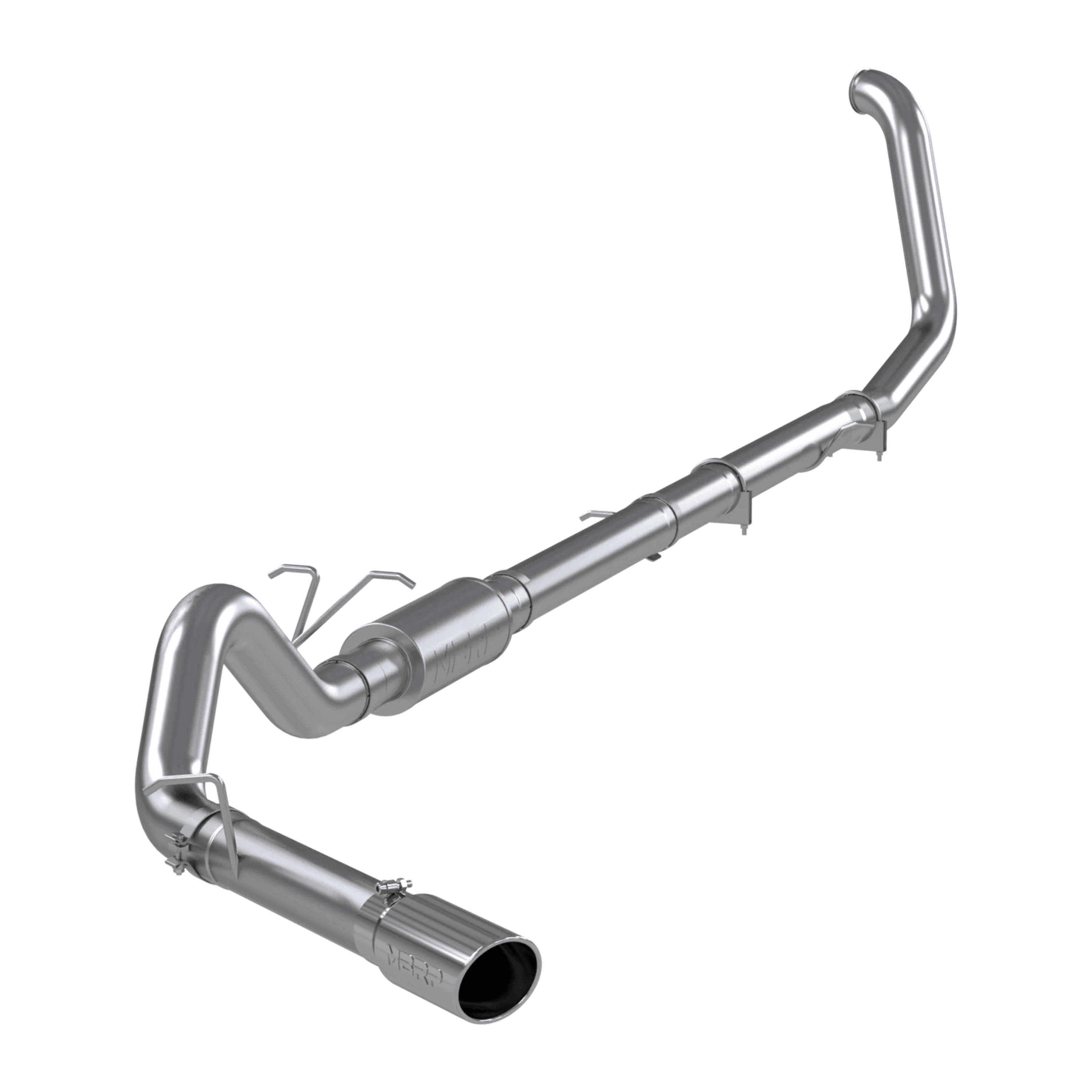1999-2003 Powerstroke 7.3L Aluminized 4" Turbo Back Exhaust (S6200AL ...