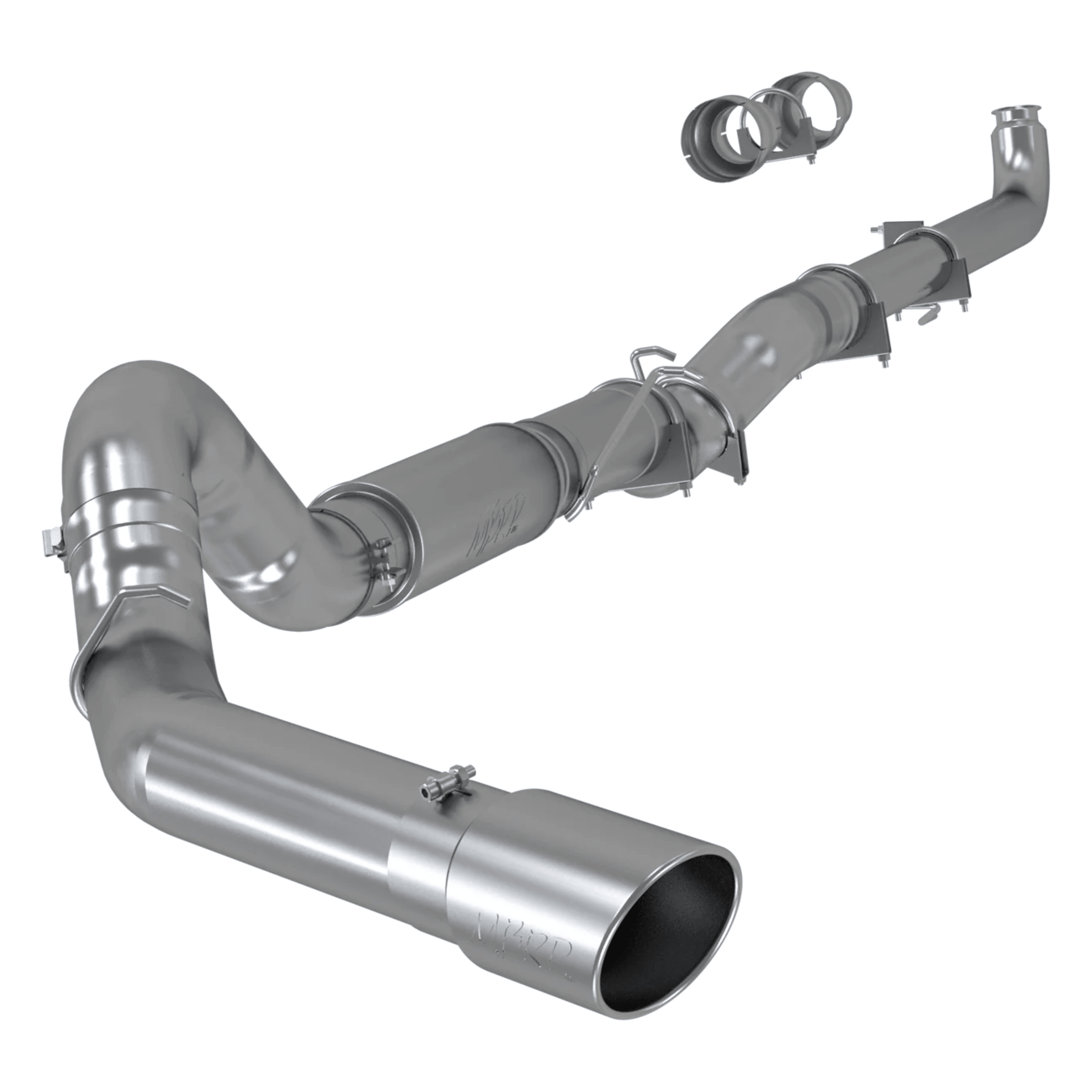2001-2007 Duramax LB7/LLY/LBZ Aluminized 5" Cat-Back Exhaust (S60200AL ...