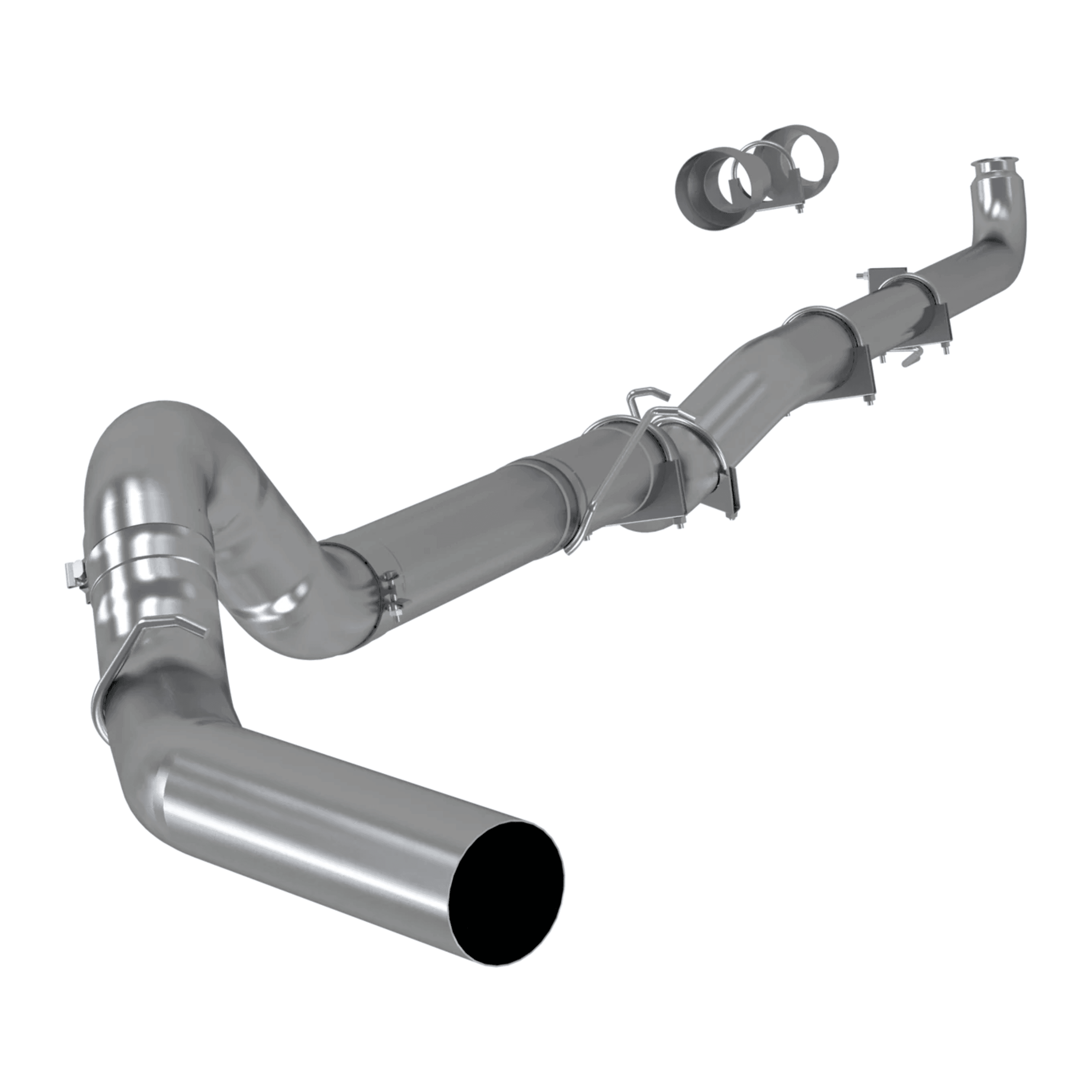 2001-2007 Duramax LB7/LLY/LBZ Aluminized 5" Down Pipe Back Exhaust (S6 ...