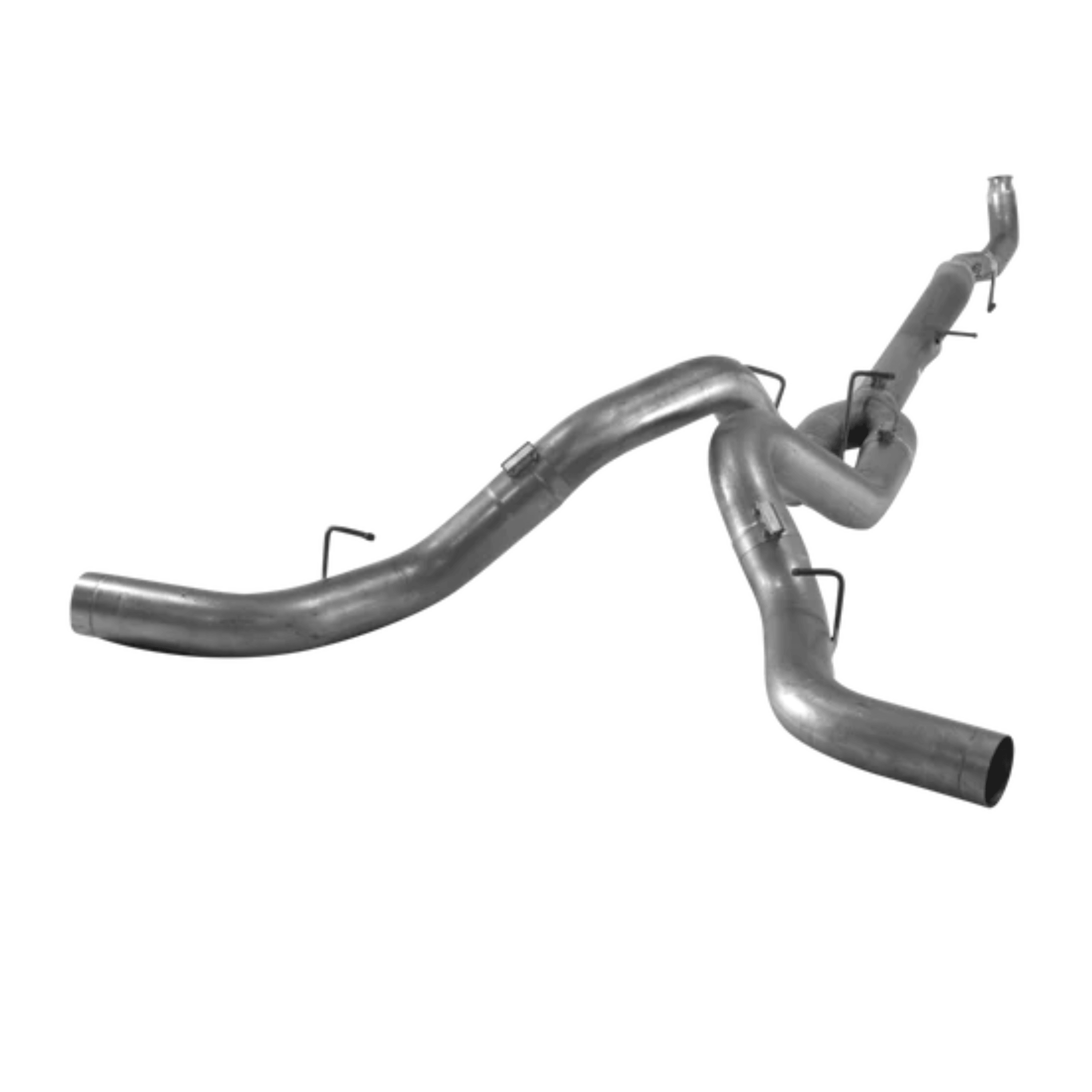 2011-2015 Duramax LML 5" Downpipe Back Dual Exhaust No Muffler (FLO-764 ...