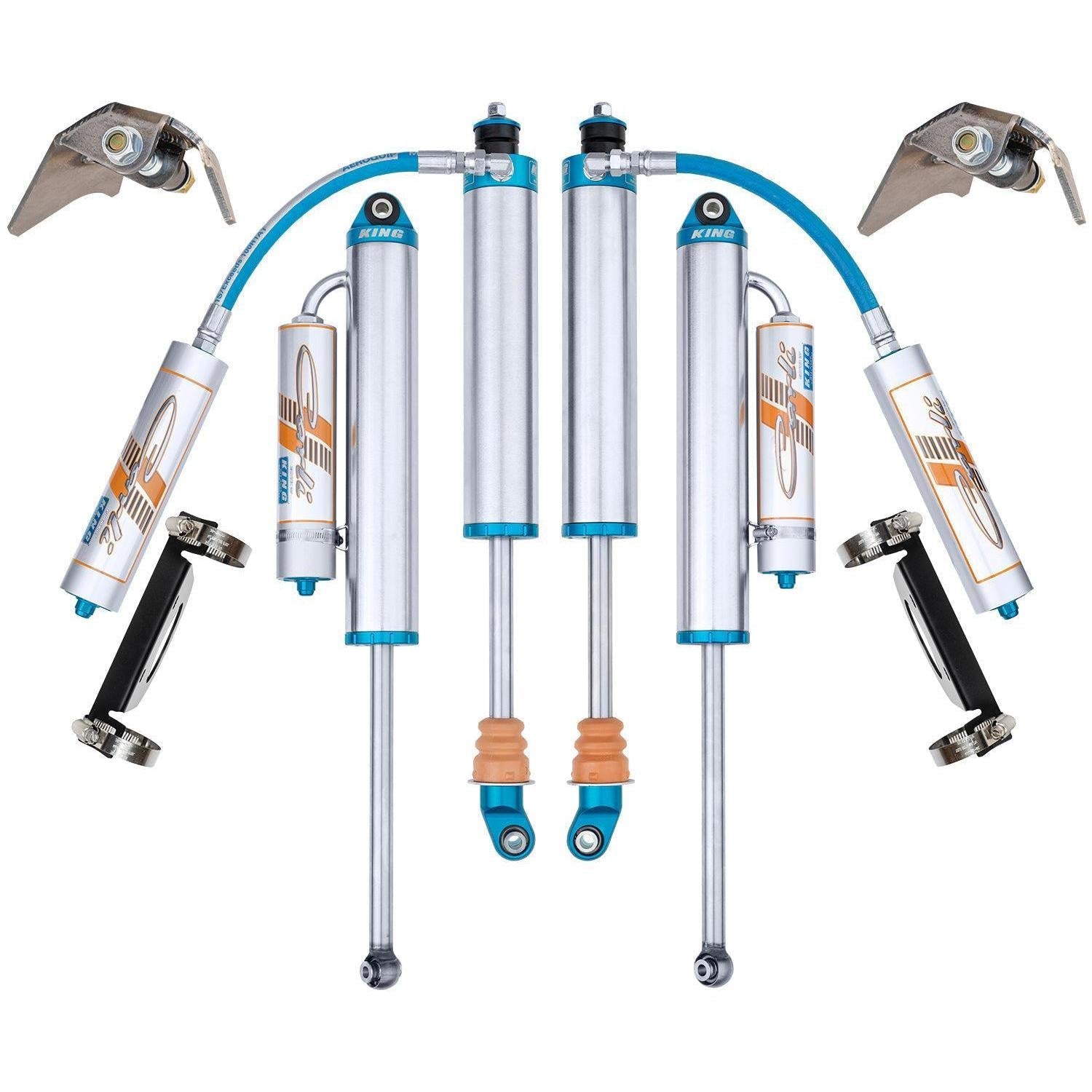 2017-2024 Powerstroke Dominator Shock Package w/ 4.5-5.5” Lift (CS-FD3 ...